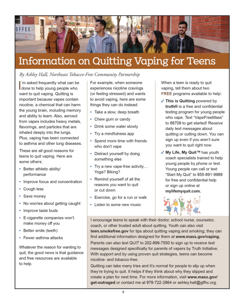 Teen Health and Safety Guide - DanversCARES